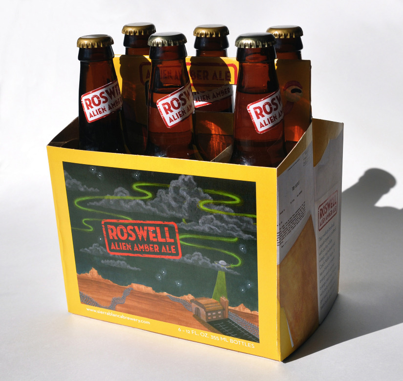 Roswell Alien Amber Ale - Kelsey Spencer // Illustration & Design